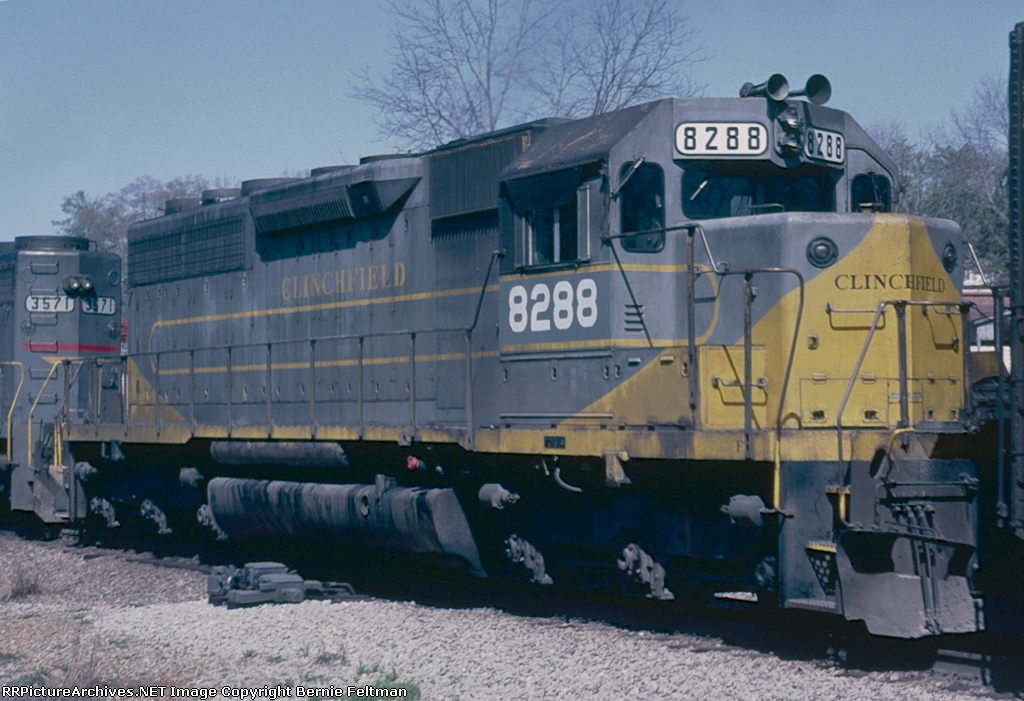 Seaboard System SD40 #8288, one of 25 SD40's built for the Clinchfield Railroad,